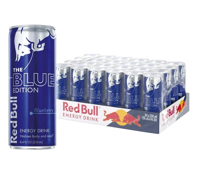BLUE EDITION RED Bull Energy Drink Blueberry Limited (8.4oz, 24-pk ...