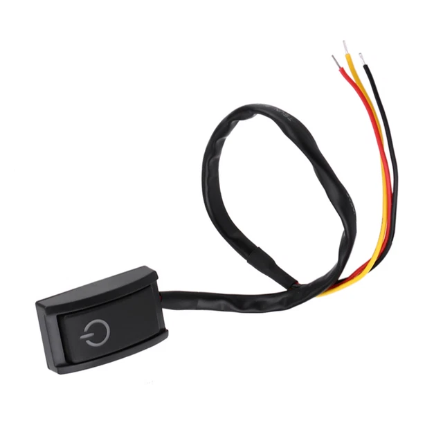 SCHALTER 12V BELEUCHTET 12V Schalter Wasserdicht Mini Gehäuse Schalter ...