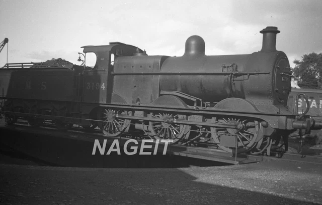 ORIGINAL NEGATIVE TITLED Somerset Dorset Railway Lms 3194 Highbridge ...