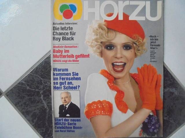 HÖRZU 7/1975 TB:INGRID Steeger/Roy Black/TV Programm! EUR 69,00 ...