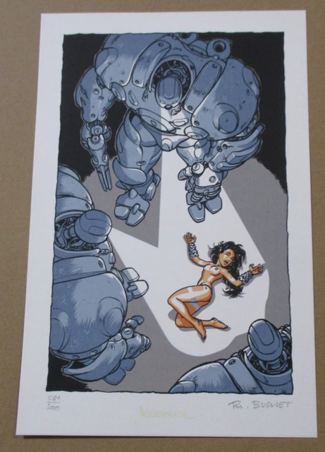 BUCHET &SILLAGE& RARE sérigraphie numérotée et signée EUR 25,00 ...