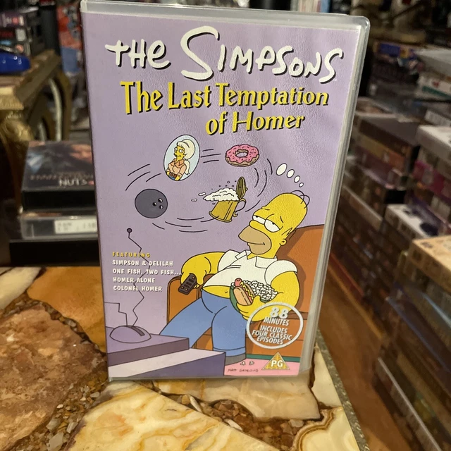 THE SIMPSONS VHS Video The Last Temptation Of Homer (VHS - 1998 ...