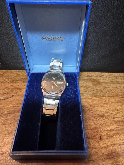 SEIKO AUTOMATIC WATCH With Box Used Working Vintage £65.00 - PicClick UK