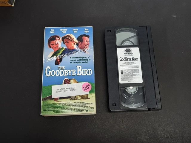 THE GOODBYE BIRD Worldvision VHS Screener Copy Christopher Pettiet ...