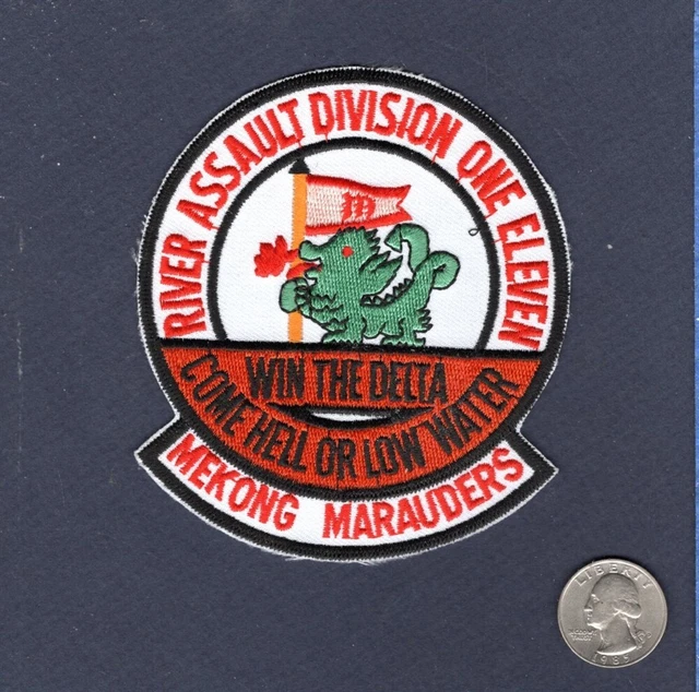 RIVDIV RIVER ASSAULT Division 111 US NAVY Vietnam Unit PBR Ship ...
