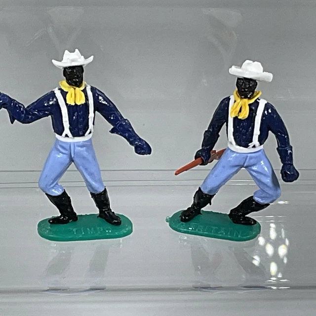 TIMPO 7TH CAVALRY Troopers With Black Heads £13.20 - PicClick UK
