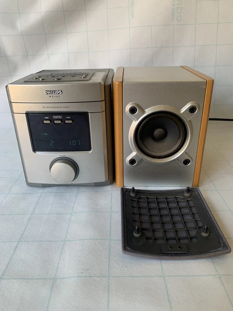 PHILLIPS MINI MICRO Compact Audio Hi-fi system MC165 NO REMOT ONLY 1 ...