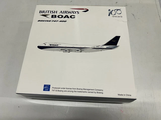 LUPA AIRCRAFT Models Ba100 British Airways Boeing 747-400 1:200 Scale ...