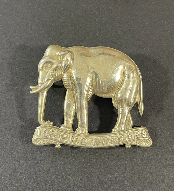 WW1 BRITISH ARMY, 19th Prince of Wales's Own PWO Hussars Cap Badge £18. ...