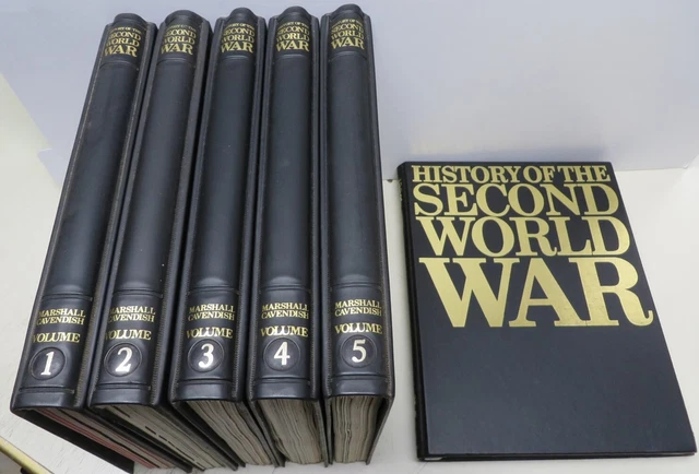 HISTORY OF THE Second World War Complete Set Of 96 Issues In 6 Binders ...
