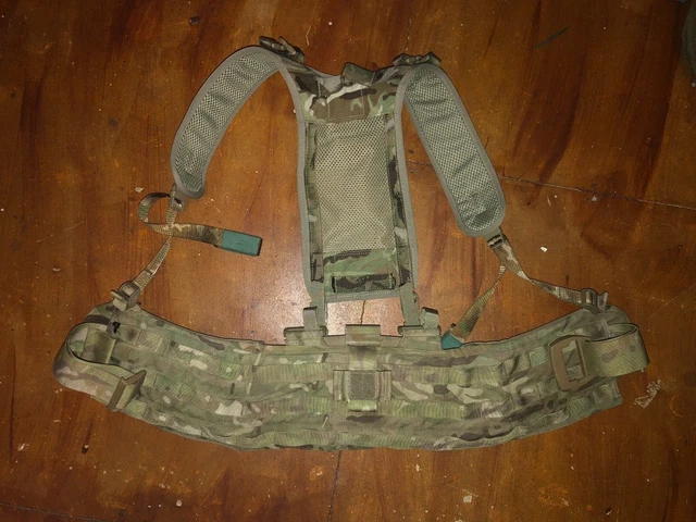 BRITISH ARMY VIRTUS chassis webbing and H style yolk medium £150.00 ...