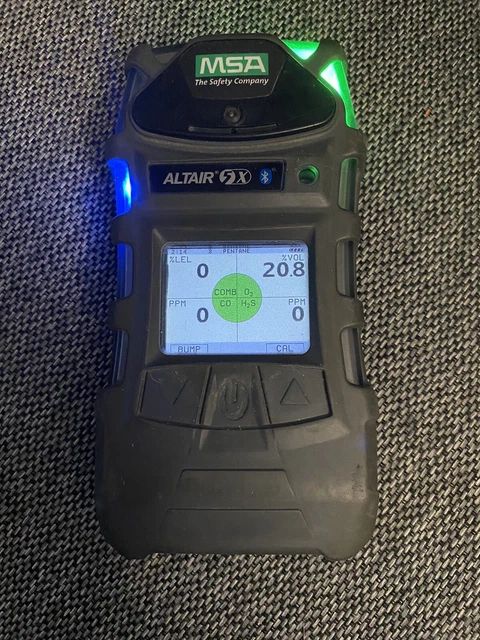MSA ALTAIR 5X Bluetooth Combustable Gas Detector 4 Gas COMB O2 CO H2S ...