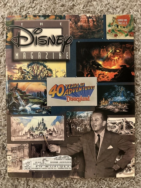 1995 THE DISNEY Magazine-Celebrating 40 Years of Adventures Disneyland ...
