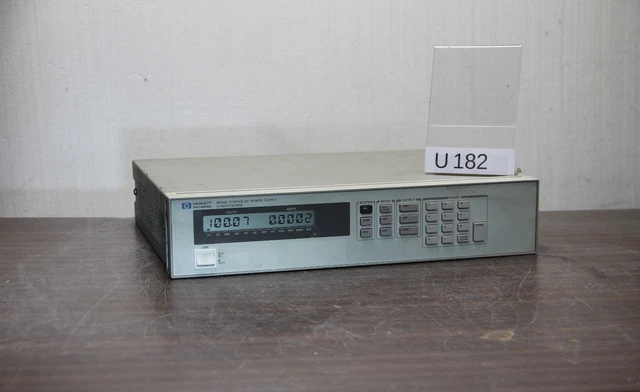 AGILENT HP 6634A POWER SUPPLY 0 to 100V - 0 to 1A - 100W # U182 EUR 285 ...
