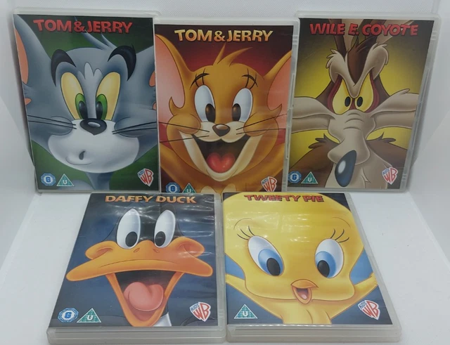 WB WARNER BROTHERS DVD Bundle - Looney Tunes Daffy Tweety Wile Tom ...