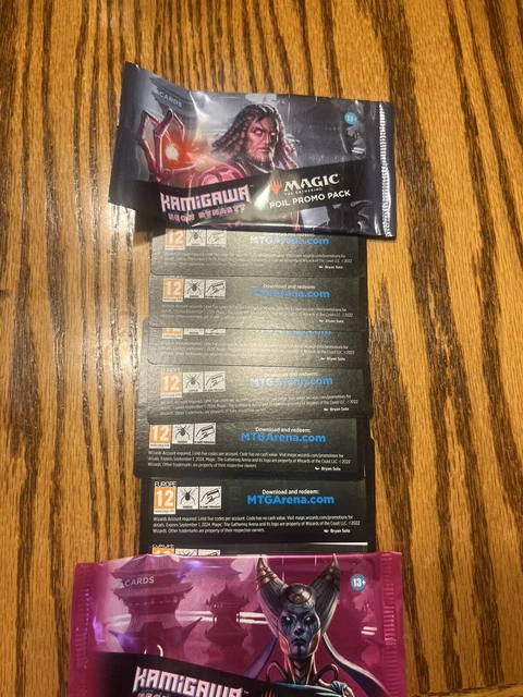 MAGIC MTG ARENA Code Card Kamigawa 7 Boosters Packs Promo Packs (7 ... MAGIC MTG ARENA Code Card Kamigawa 7 Boosters Packs Promo Packs (7 ...