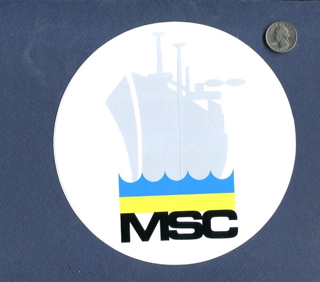 GRAND 8 & Autocollant Msc Militaire Sealift Command US Marine Usns ...