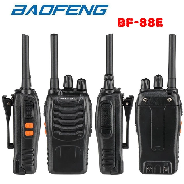 BAOFENG BF-88E PMR446 16 Channel Radio Walkie Talkie + Headset ...