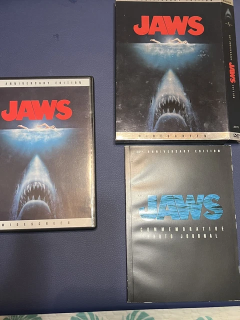 JAWS 30TH ANNIVERSARY Edition, 2 Discs, DVD (2005) With Booklet ... JAWS 30TH ANNIVERSARY Edition, 2 Discs, DVD (2005) With Booklet ...