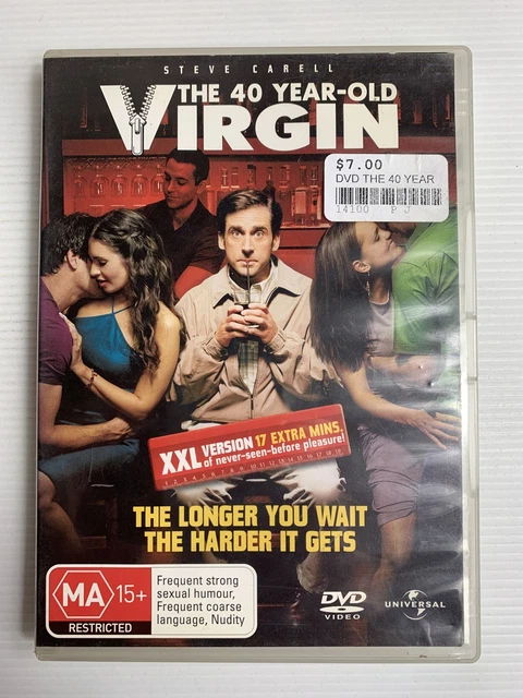 THE 40 YEAR-OLD Virgin Steve Carell Paul Rudd DVD R4 Cult Comedy $8.97 ...