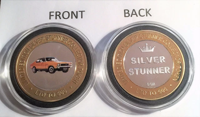 NEW XU1 HOLDEN Torana Colour Silver Stunner Coin with C.O.A. LTD 500 ...