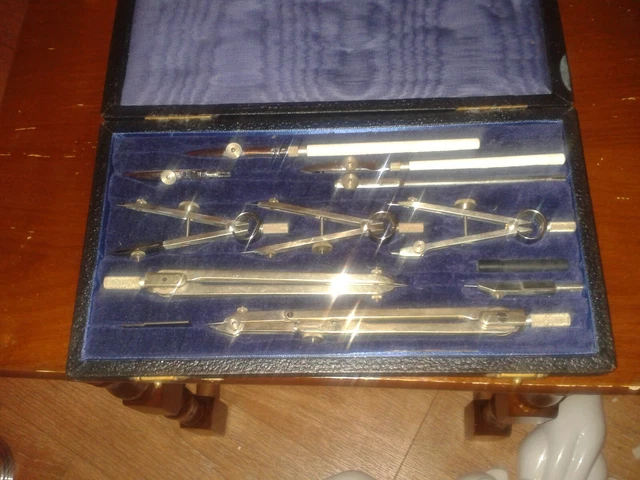 VINTAGE TECHNICAL DRAWING compass set. Boxed. Complete. (B20) £19.99 ...