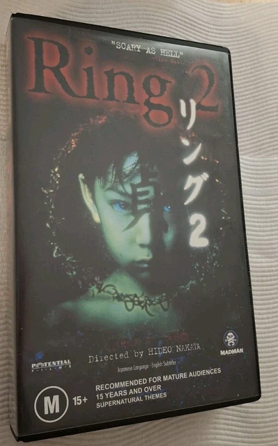 RING 2 AKA The Ring Original Japanese VHS 1999 Horror Ghost Asmik Super ...