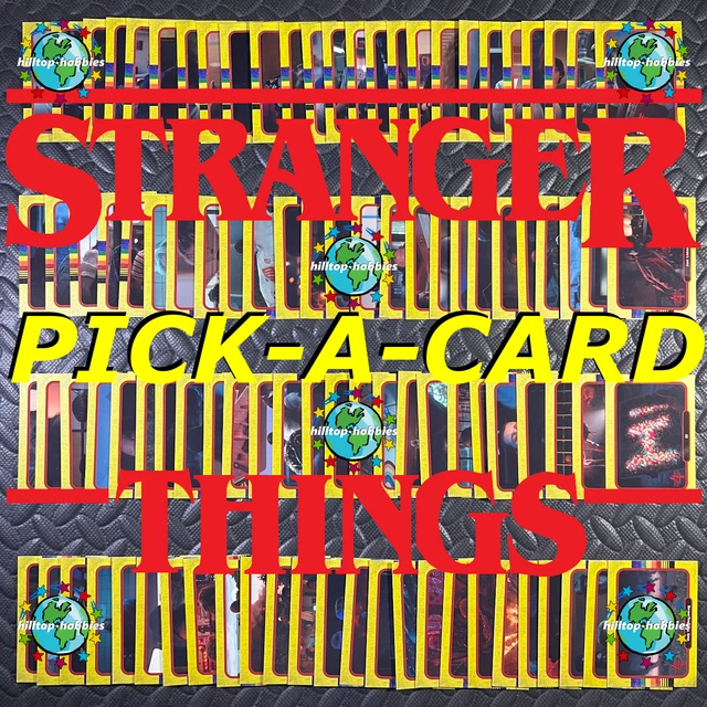 2023 ZEROCOOL STRANGER Things Season 4 Pick-A-Card Yellow! #1-#100 ...