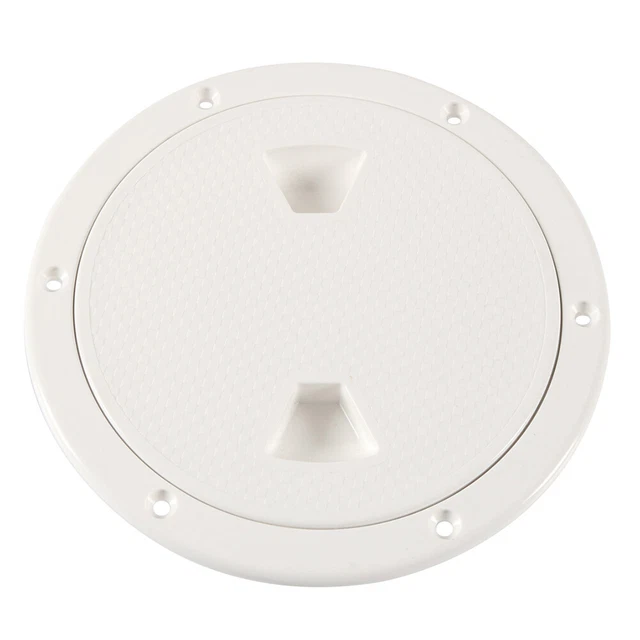 ROUND DECK INSPECTION Access Hatch Cover Boat Screw Out Deck Plate (6 ...