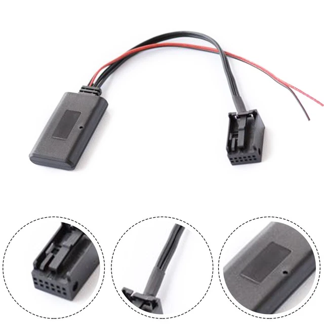 CAR AUX-IN AUDIO Bluetooth Module Wire Adapter Connector For BMW E46 ...