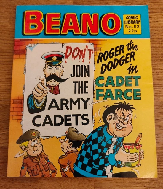 COMIC - CLASSIC Beano Comic Library No #63 Rodger Dodger In Cadet Farce ...