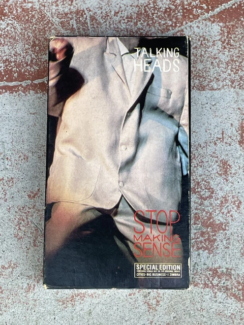 VINTAGE TALKING HEADS VHS Stop Making Sense VHS Tape 1984 £27.10 ...