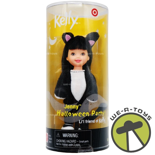BARBIE KELLY HALLOWEEN Party Jenny as Black Cat Doll 2001 Mattel 29821 ...