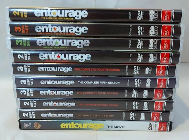 ENTOURAGE DVD COMPLETE Series PLUS Movie HBO Season 1 2 3 4 5 6 7 8 ...