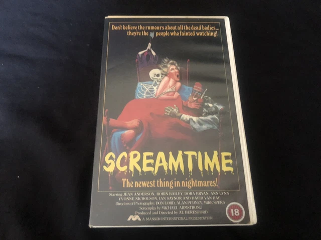 SCREAMTIME MEDUSA VHS Video Tape £25.00 - PicClick UK