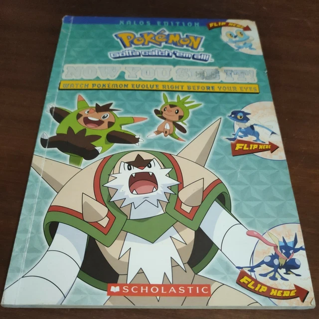POKEMON BOOK NOW You See It Kalos Edition Pocket Monster Book Childrens ...