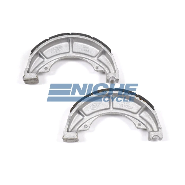 REAR GROOVED BRAKE Shoes For Suzuki DR200 86-90 EUR 18,94 - PicClick FR