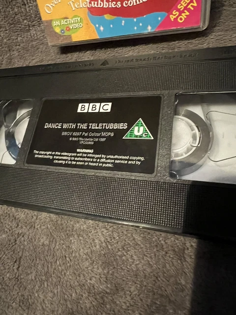 TELETUBBIES DANCE WITH The Teletubbies Bbc Video Pal Vhs Video Kids ...