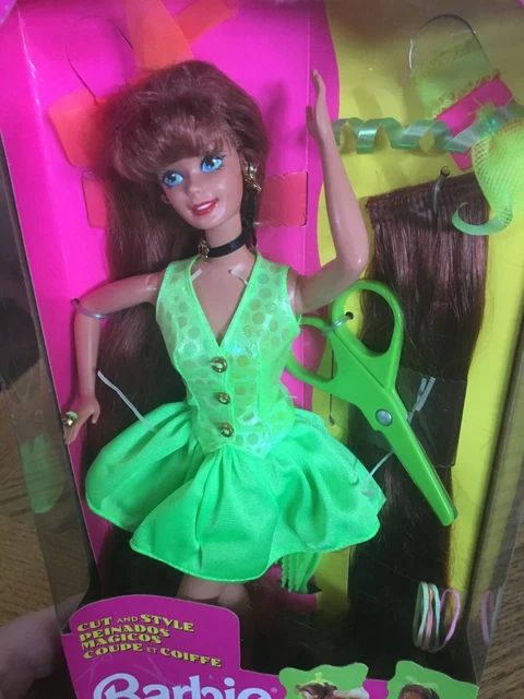 BARBIE CUT AND Style Redhead 1994 Mattel Canada 12644 Sealed Box Hair ...
