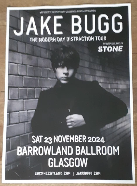 Jake Bugg Live Band Music Show 2024 Promotional Tour Concert Gig