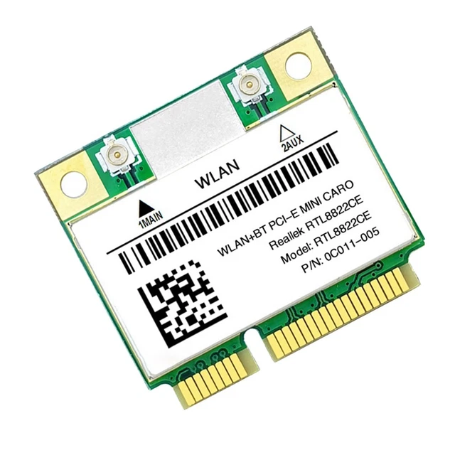RTL8822CE WIFI CARD 1200Mbps 2.4G+5Ghz 802.11AC PCIe Bluetooth 5.05566 ...