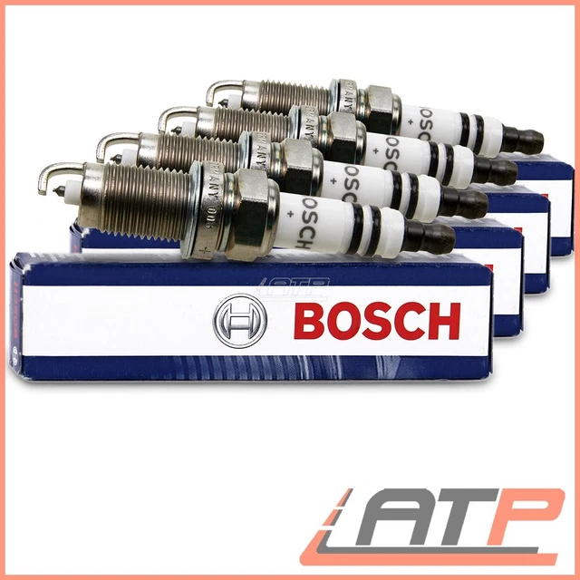 4X BOSCH SPARK PLUGS SUPER PLUS FR7HPP33+ FOR SEAT TOLEDO MK 2 1M 00-02 ...