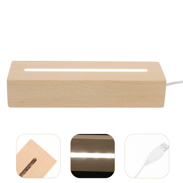 CRAFT LIGHT BASE Creative Lamp Holder Display Perspex Stands £12.59 ...