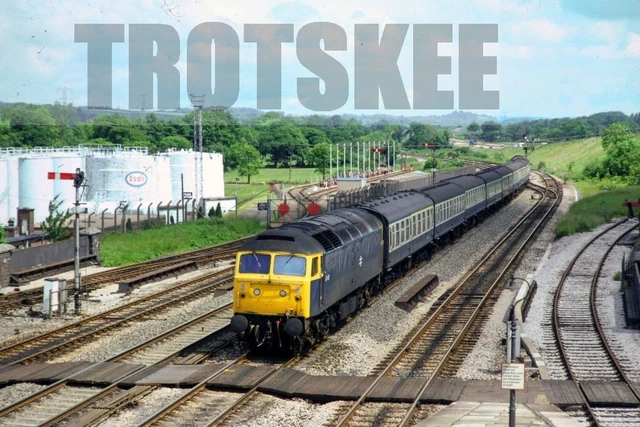 35MM SLIDE BR British Rail Diesel Loco Class 47 47451 Tiverton Jct 1980 ...