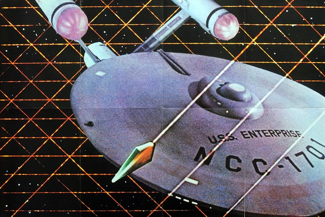 STAR TREK POSTER . Starship Uss Enterprise EUR 11,84 - PicClick FR