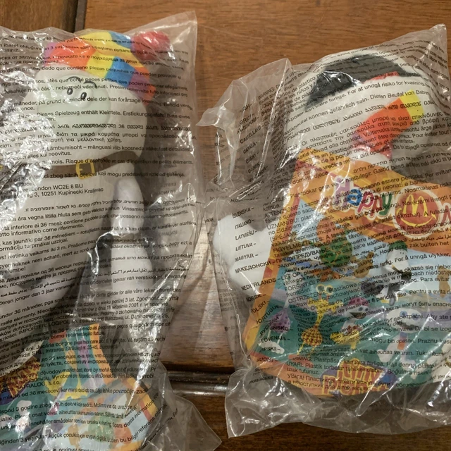 MCDONALDS - TINY PLANETS - BING & BONG - 2 SOFT TOYS - STILL SEALED £10 ...