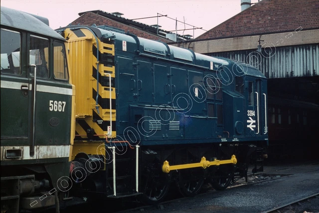 35MM ORIGINAL COLOUR SLIDE OF CLASS 08 SHUNTER AND CLASS 31 AT ...