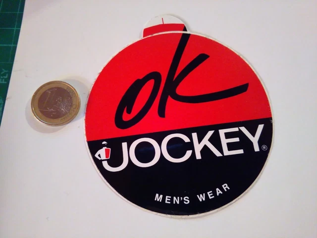 ADESIVO VINTAGE STICKER klebeR ok jockey men's wear EUR 5,50 - PicClick IT