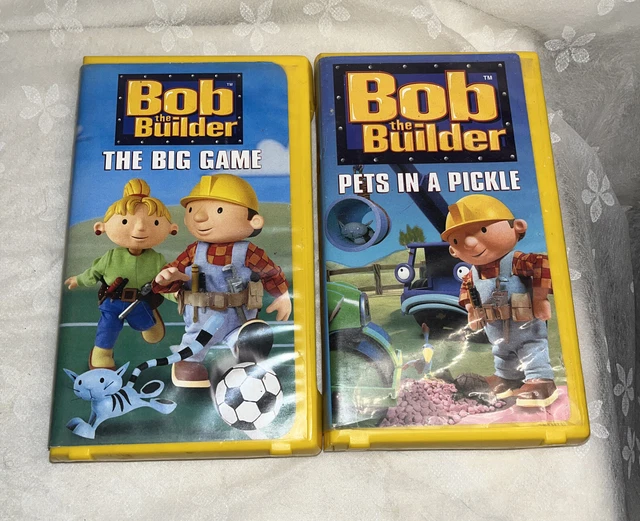 BOB THE BUILDER Pets in a Pickle VHS and the Big Game lot de 2 EUR 16 ...