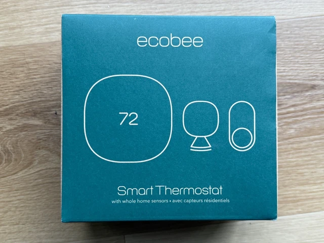 ECOBEE SMART THERMOSTAT with Whole Home Sensors EB-STATE3LTVP2-01 Open ...